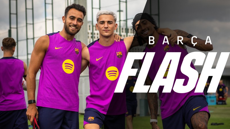 Morning session to round off first week of trai... | Barça One